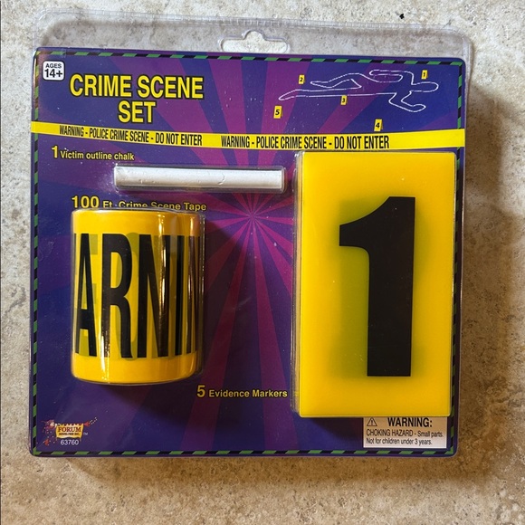Forum Novelties | Party Supplies | Nib Crime Scene Party Decoration Set ...